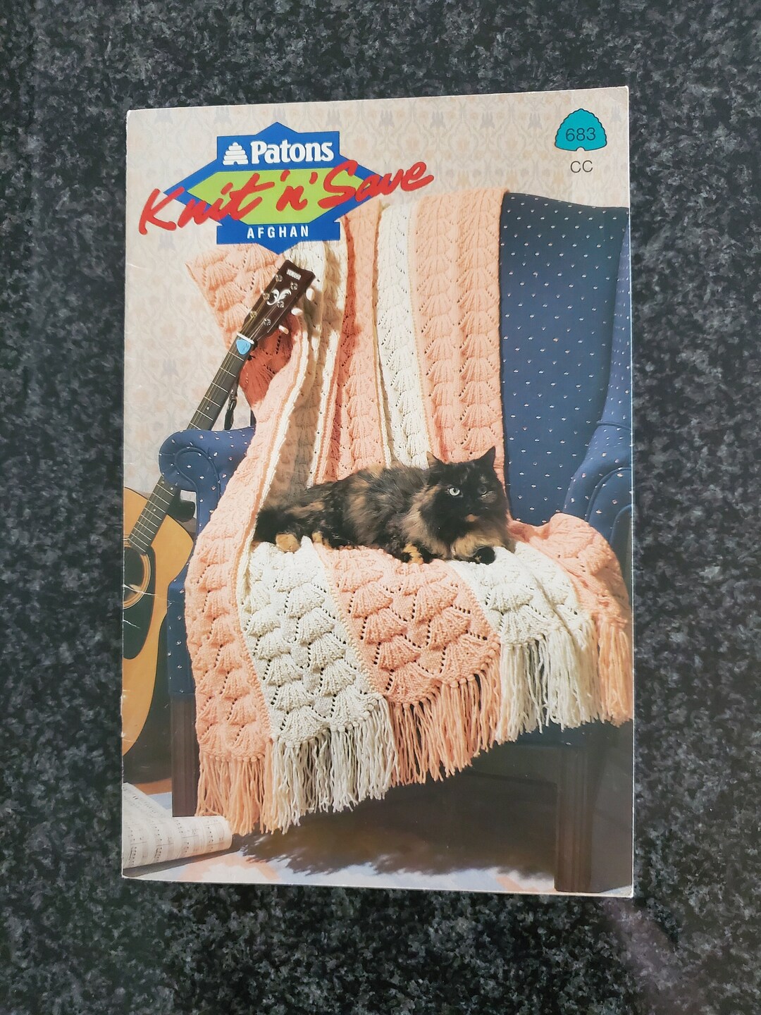 Afghan Designs to Knit or Crochet Patons Pattern Book No 683, Ideal for ...
