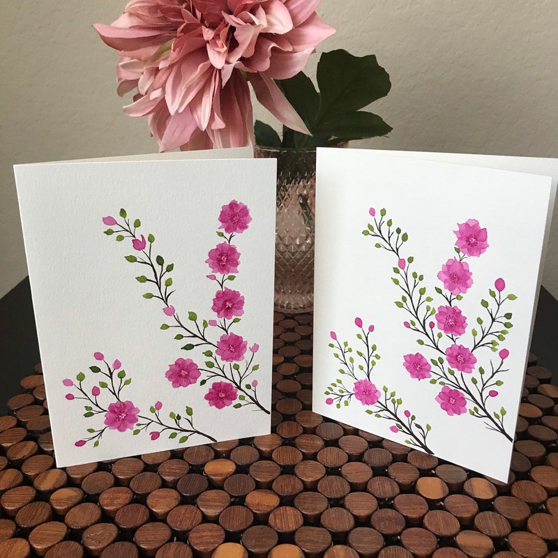 Watercolor Cards Hand Painted - Etsy