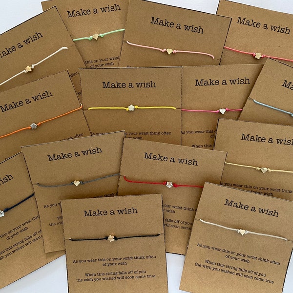 Wish Bracelets - Etsy