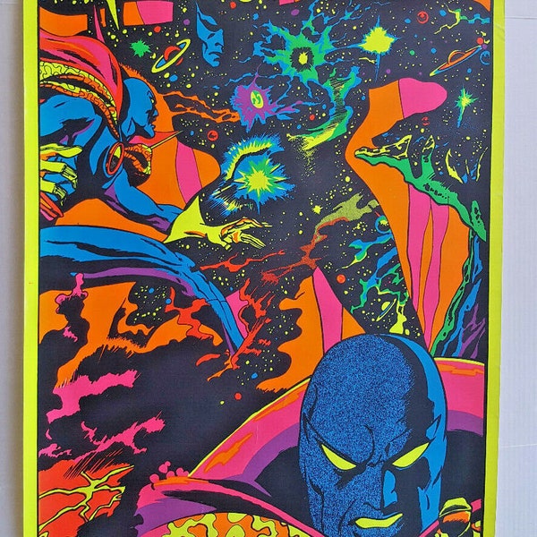 Black Light Poster Vintage - Etsy