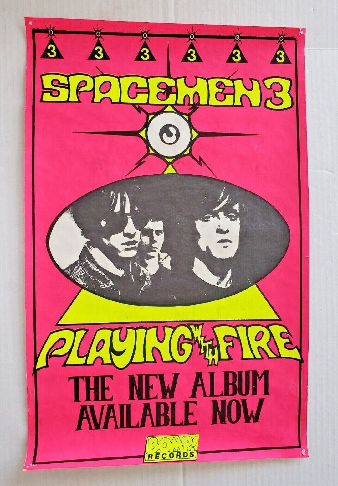SPACEMEN 3 Poster Playing With Fire 22 X 14 1989 - Etsy