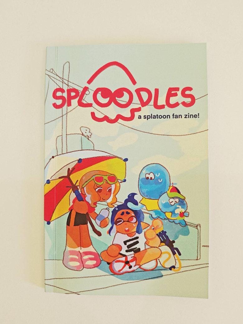 Sploodles Splatoon Fan Zine PHYSICAL BOOK - Etsy