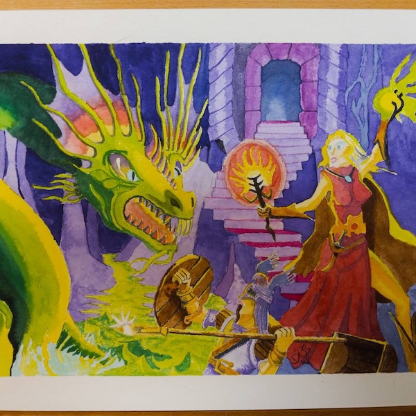 Dragon Book Cover Art - Etsy