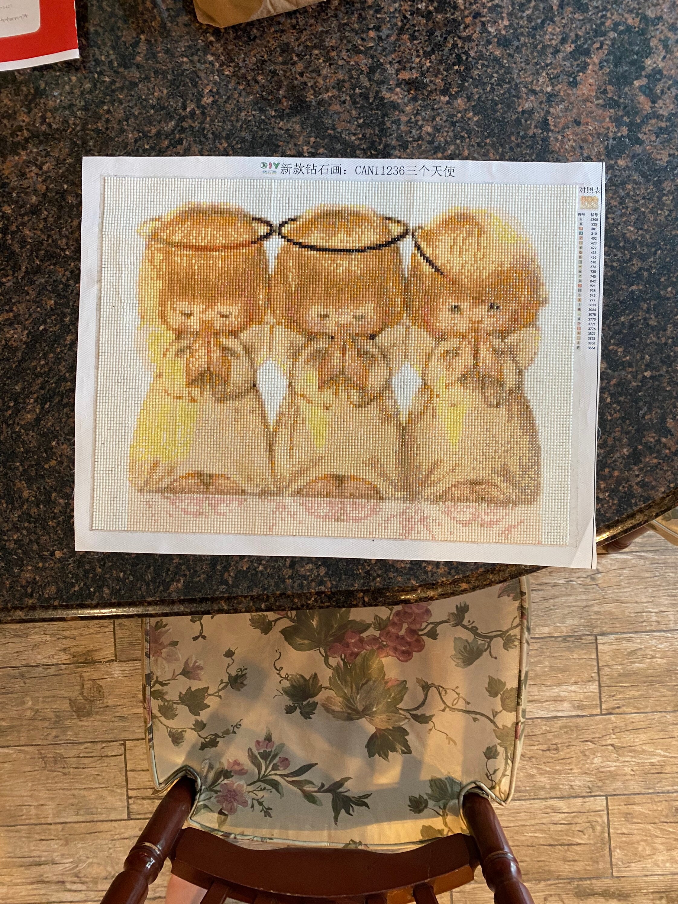 Three Little Angels Diamond Painting - Etsy