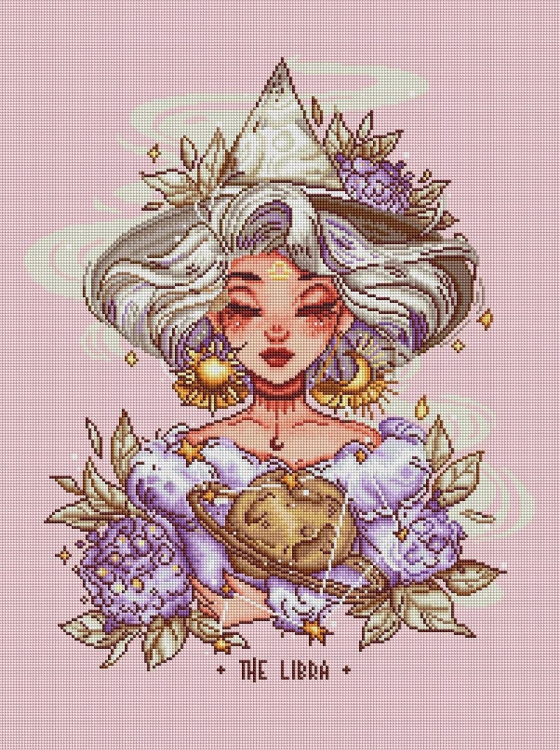 Libra - Completed Diamond Painting - Etsy