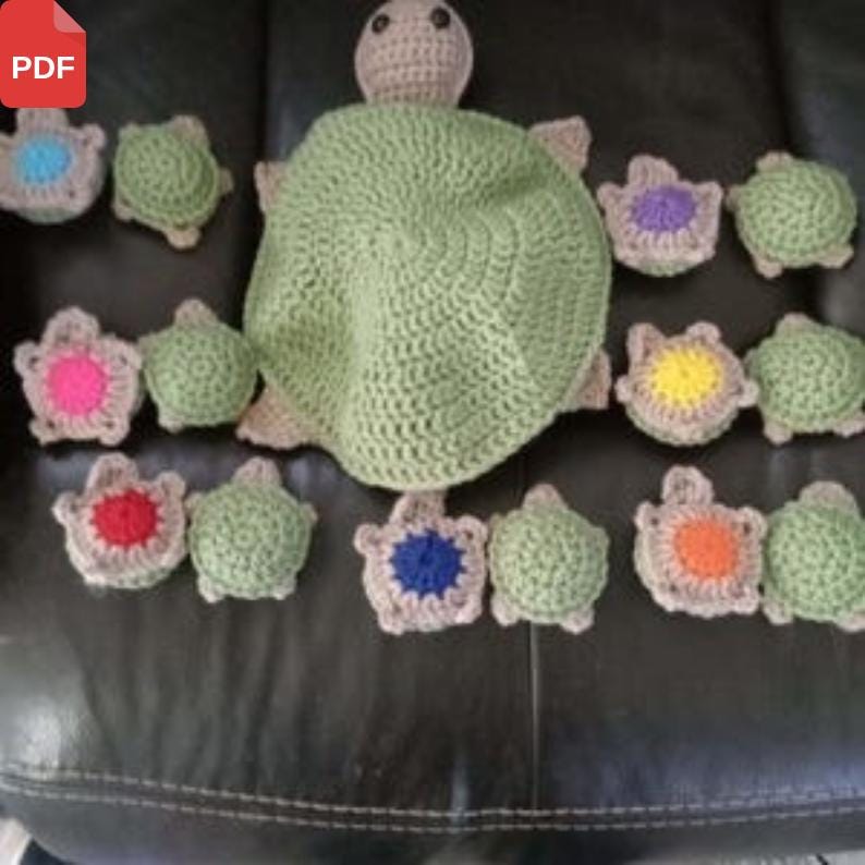 Turtle Crochet Memory Game Complete Guide| Crochet Patterns Amigurumi ...