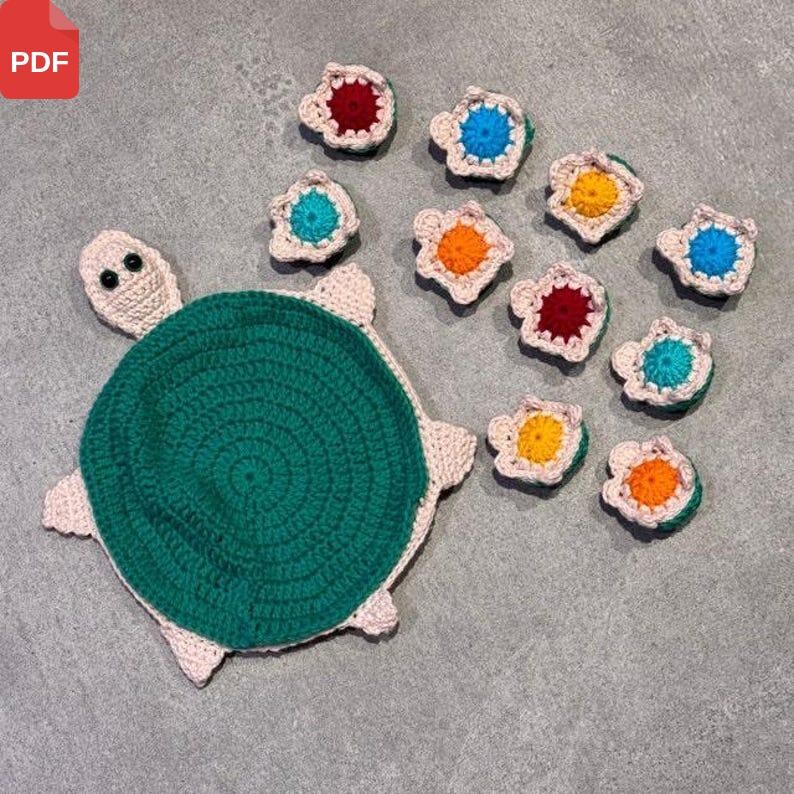 Turtle Crochet Memory Game Complete Guide| Crochet Patterns Amigurumi ...