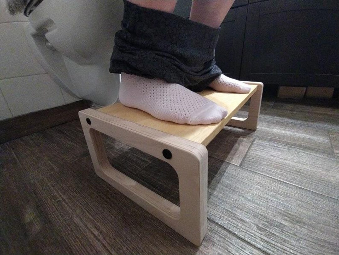 Poop Stool, Bathroom Modern Stool, Poop Support, Bathroom Footstool ...