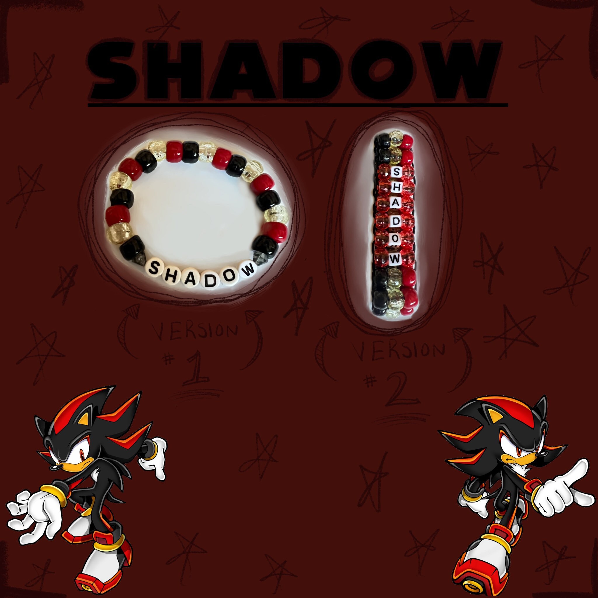 Sonic the Hedgehog Kandi Bracelets Cuffs - Etsy