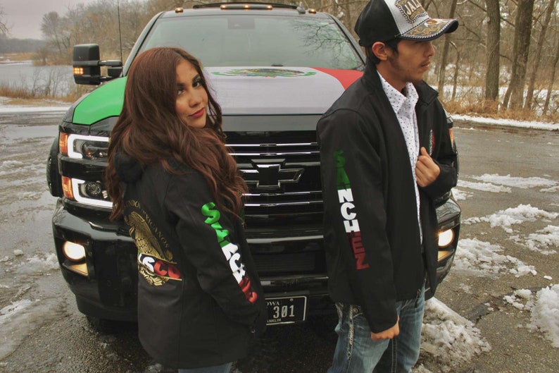 Mexican State Jacket, Soft Shell Jacket, Chamarra Con Escudo Mexicano ...