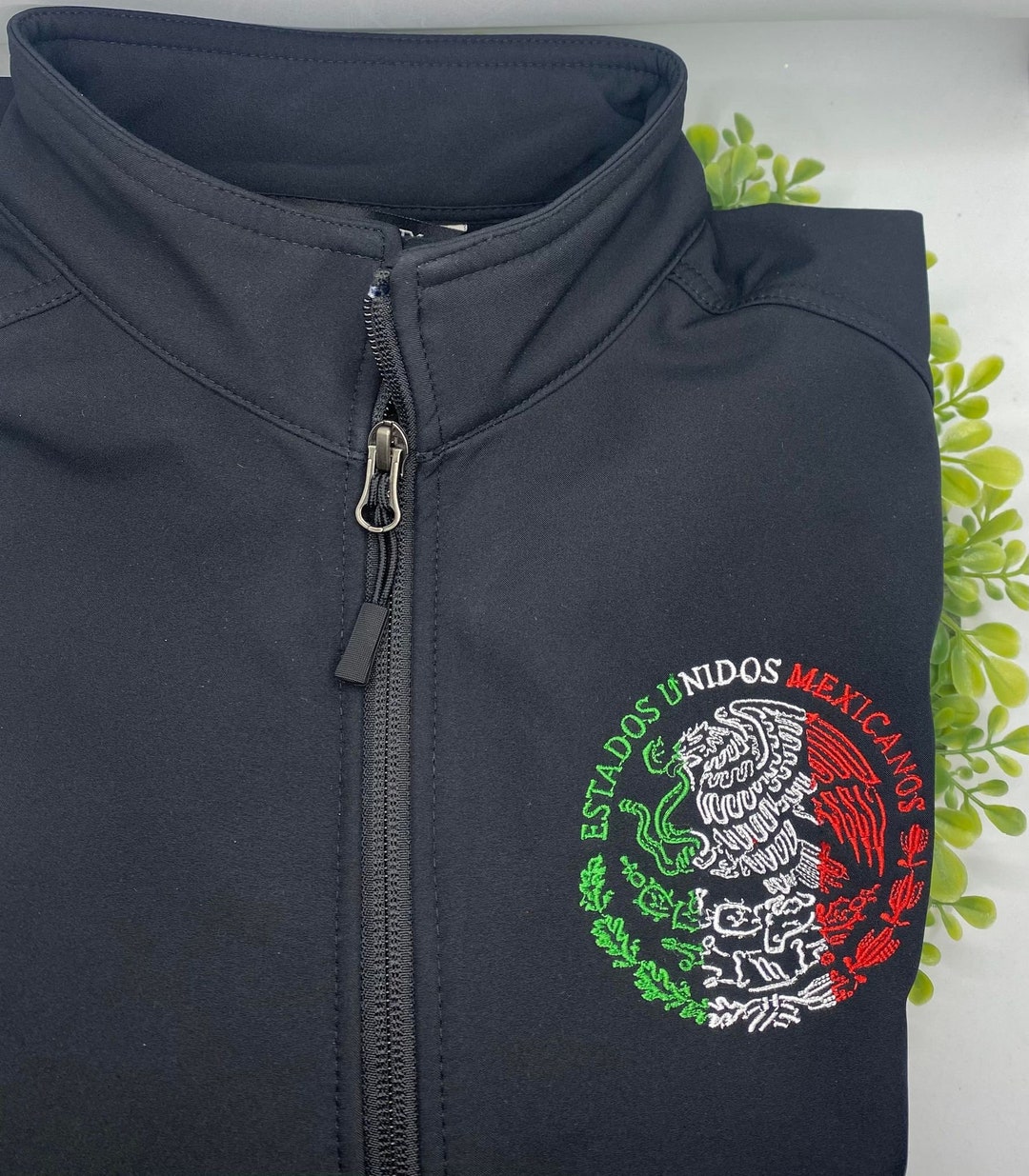 Mexican State Jacket, Soft Shell Jacket, Chamarra Con Escudo Mexicano ...