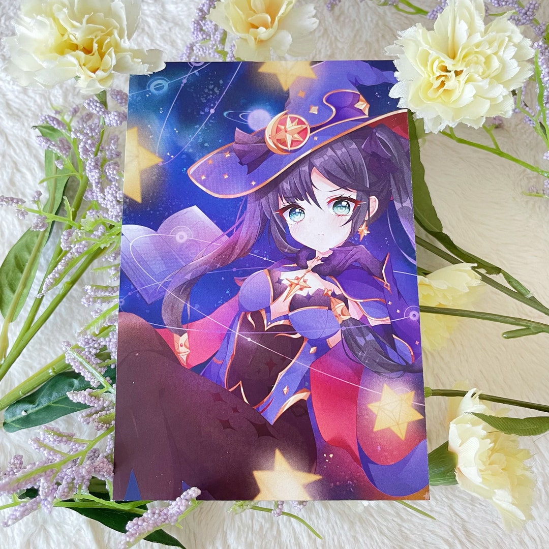 Genshin Impact Mona Mini Print - Etsy