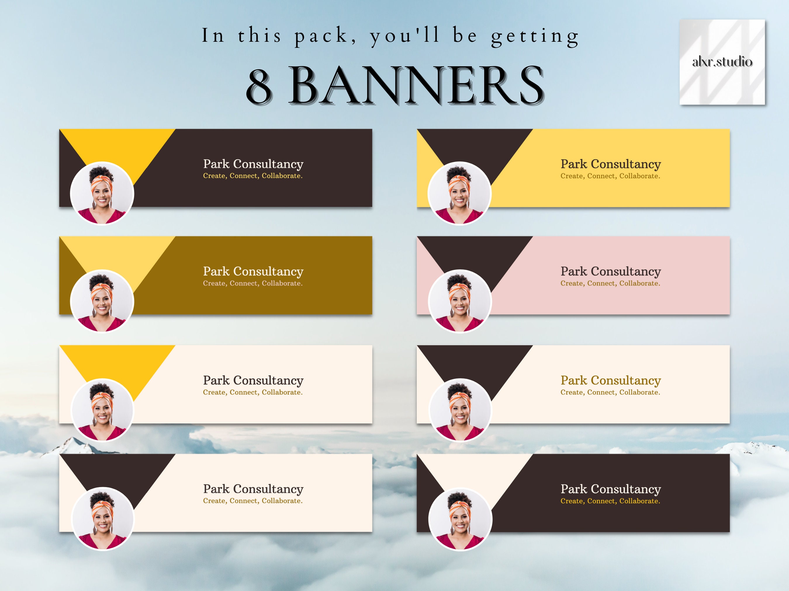 Clean Simple Minimal Professional Linkedin Banners for Personal or ...