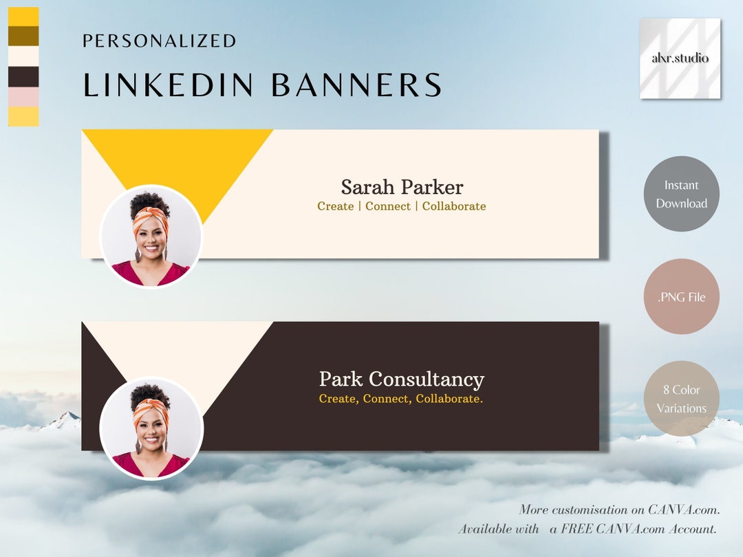 Clean Simple Minimal Professional Linkedin Banners for Personal or ...