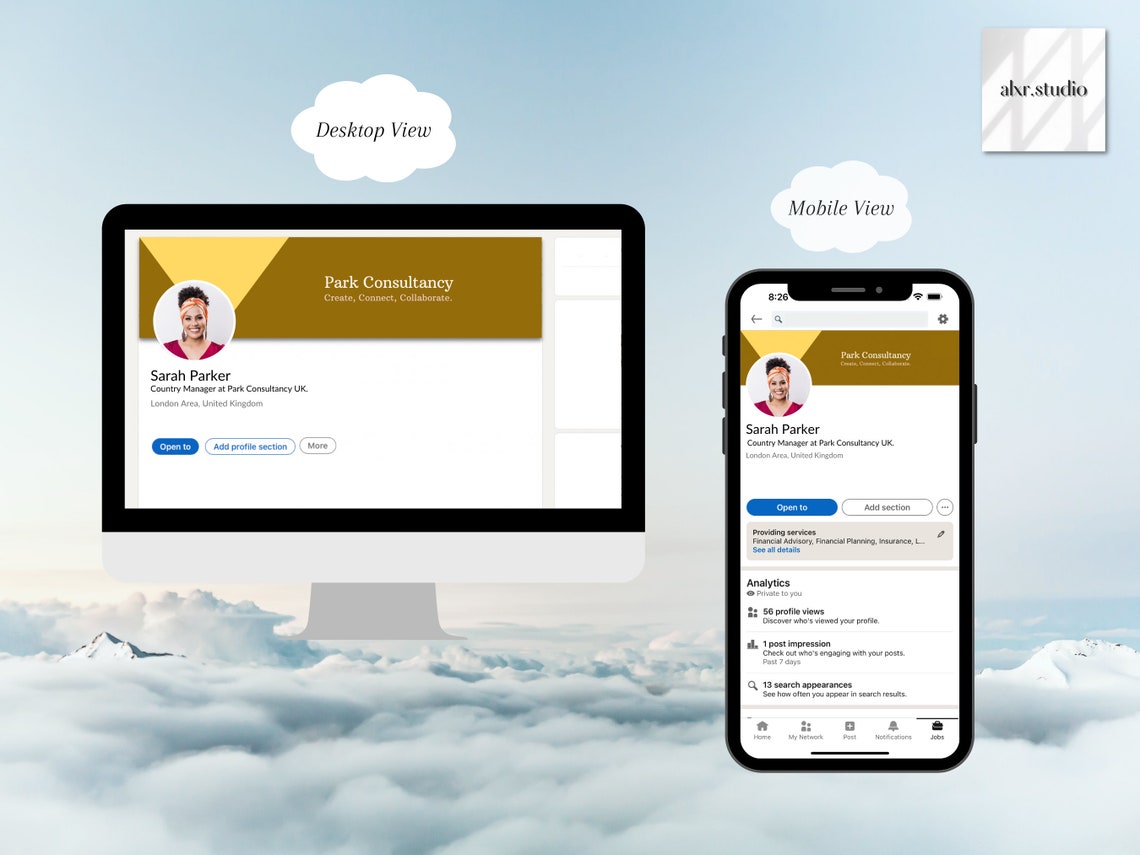 Clean Simple Minimal Professional Linkedin Banners for Personal or ...