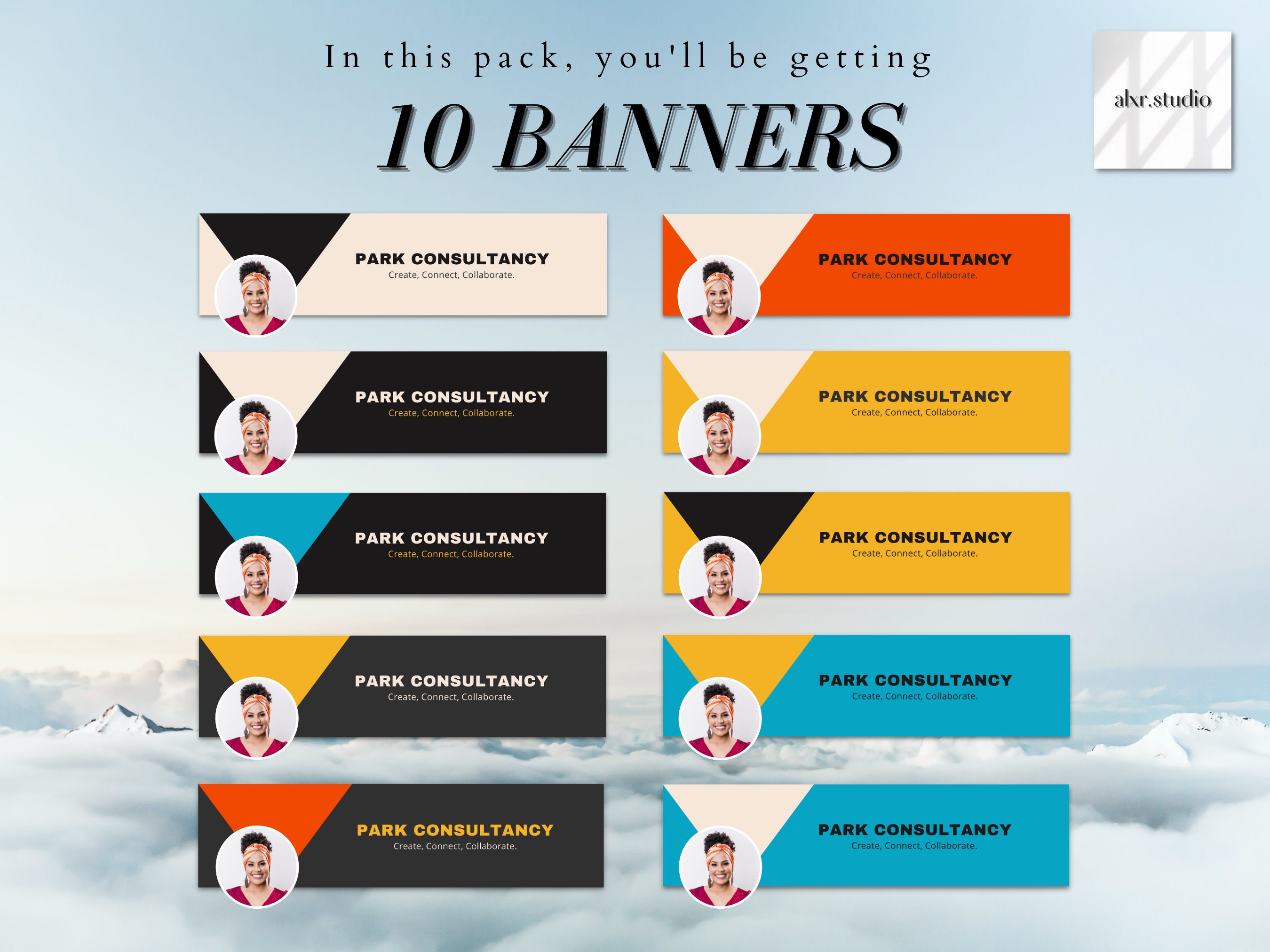 Clean Simple Minimal Professional Linkedin Banners for Personal or ...