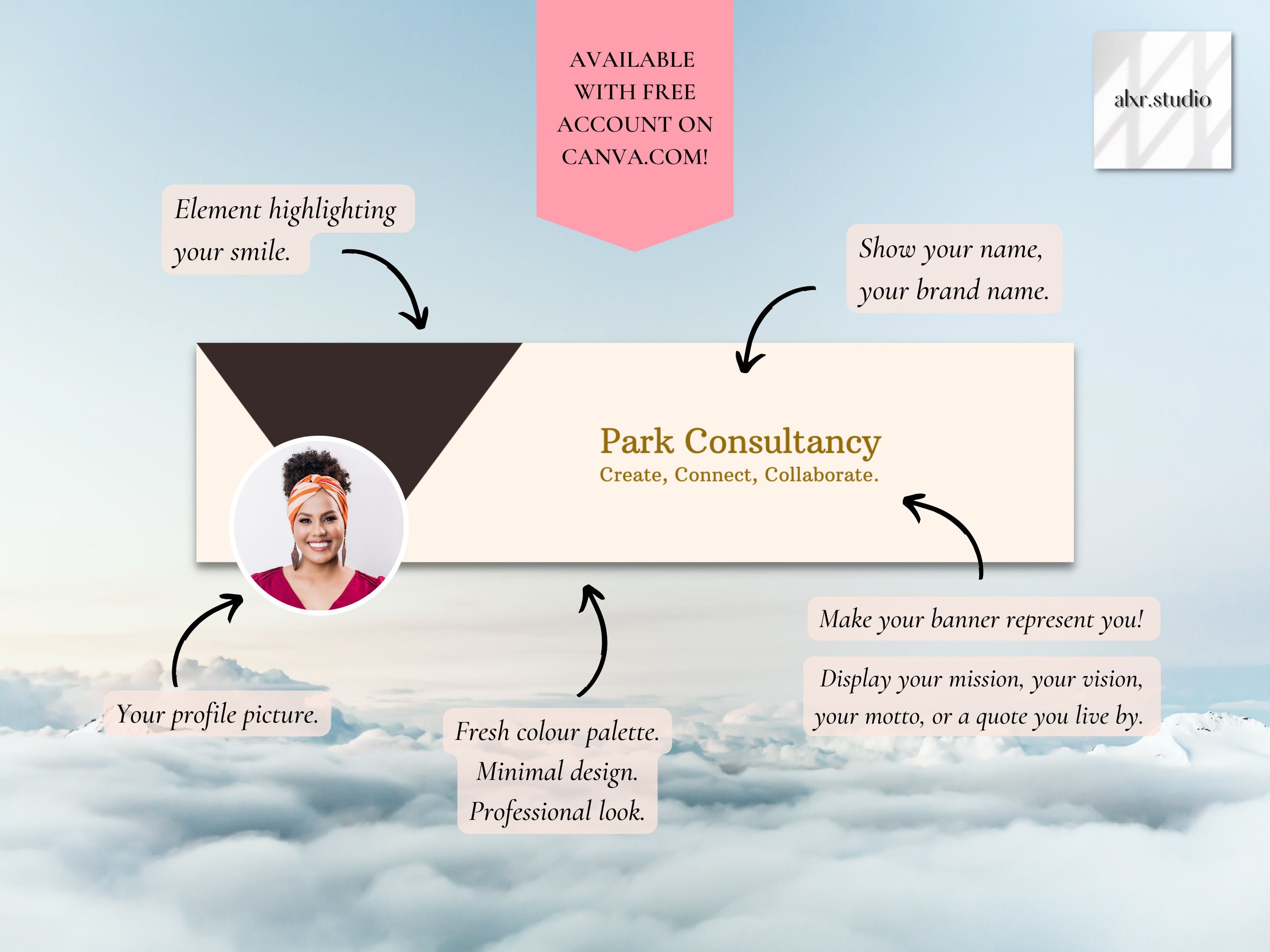 Clean Simple Minimal Professional Linkedin Banners for Personal or ...