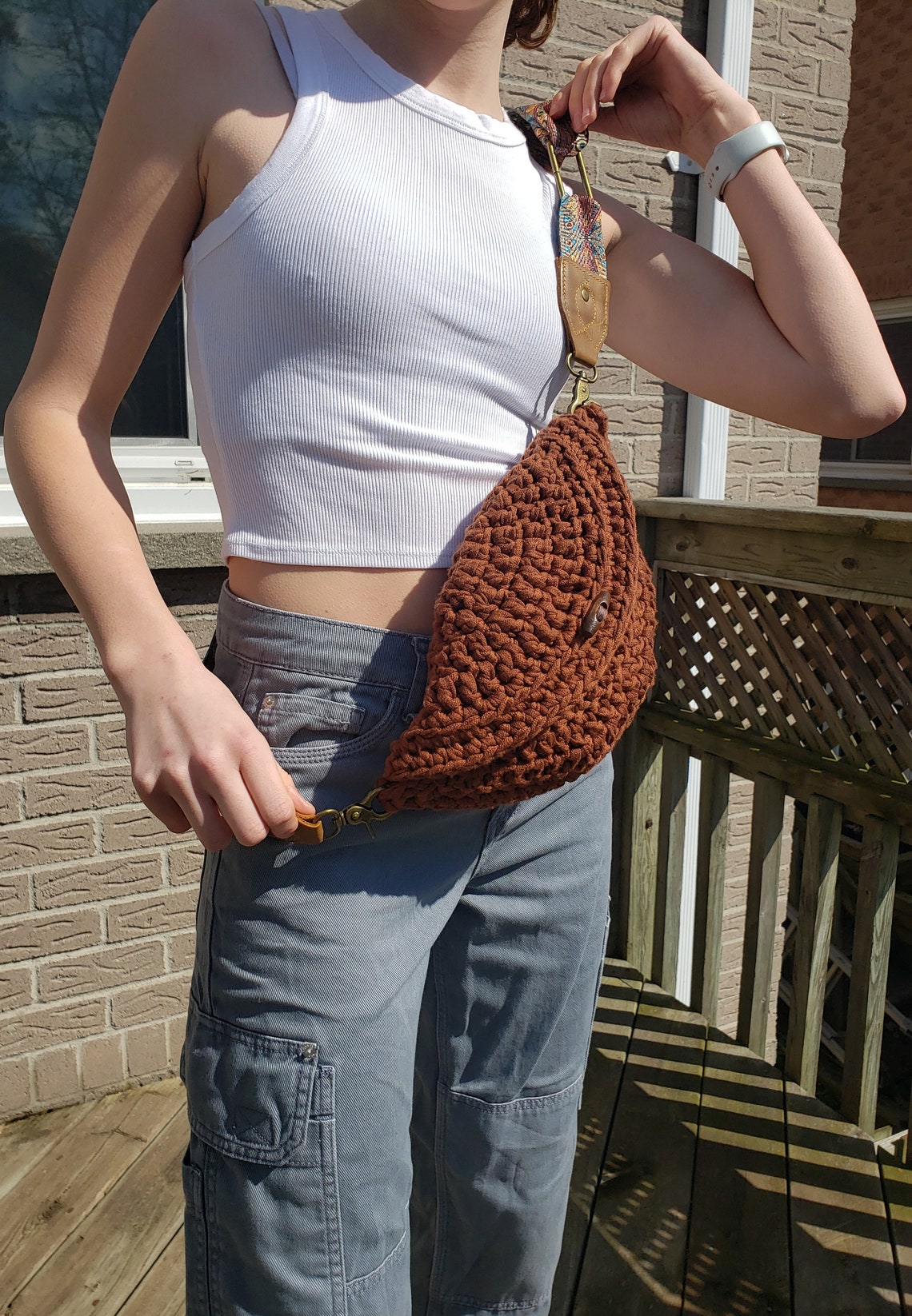 Crochet Crossbody Bag, Crochet Bag Pattern, CAVAN Crossbody Bag, Sling ...