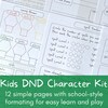 Kids DND Journal, Simple & Guided Child Friendly Dungeons and Dragons ...