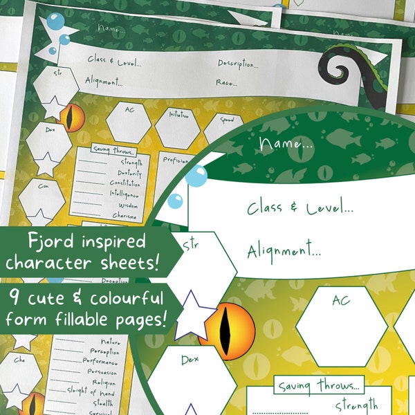 Pirate Dnd Character Sheet - Etsy