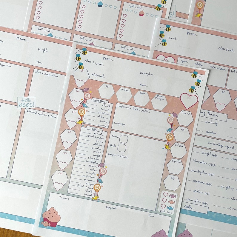 Critical Role Jester DND Character Sheet, Dungeons and Dragons 5e Pdf ...