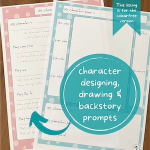 Kids DND Character Kit, Child and DND Beginner Friendly Character ...