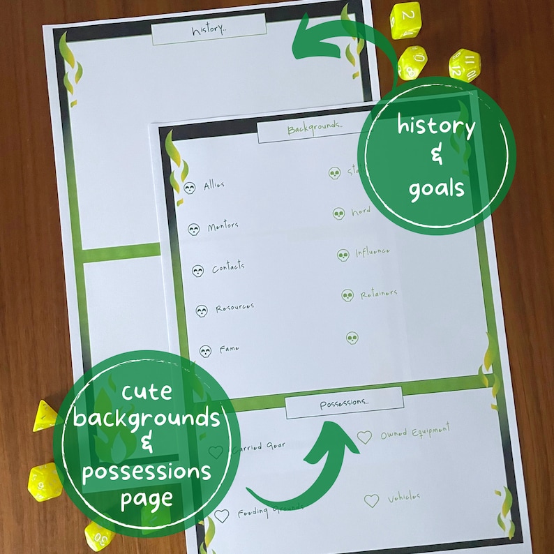 Vampire the Masquerade Character Sheets 20th Anniversary Edition | Vtm ...