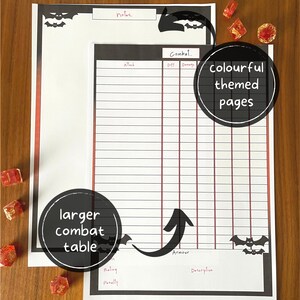 Vampire the Masquerade Character Sheets 20th Anniversary Edition | Vtm ...