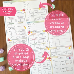 Pathfinder 2e Character Sheet PDF Rainbow Dice Theme, Simpler ...