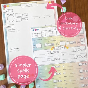 Pathfinder 2e Character Sheet PDF Rainbow Dice Theme, Simpler ...