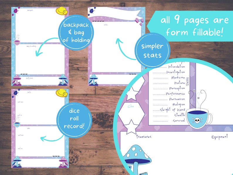 Critical Role Caduceus Clay Dungeons and Dragons 5e Character Sheets ...