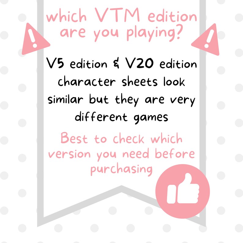 Vampire the Masquerade Character Sheets 20th Anniversary Edition | Vtm ...
