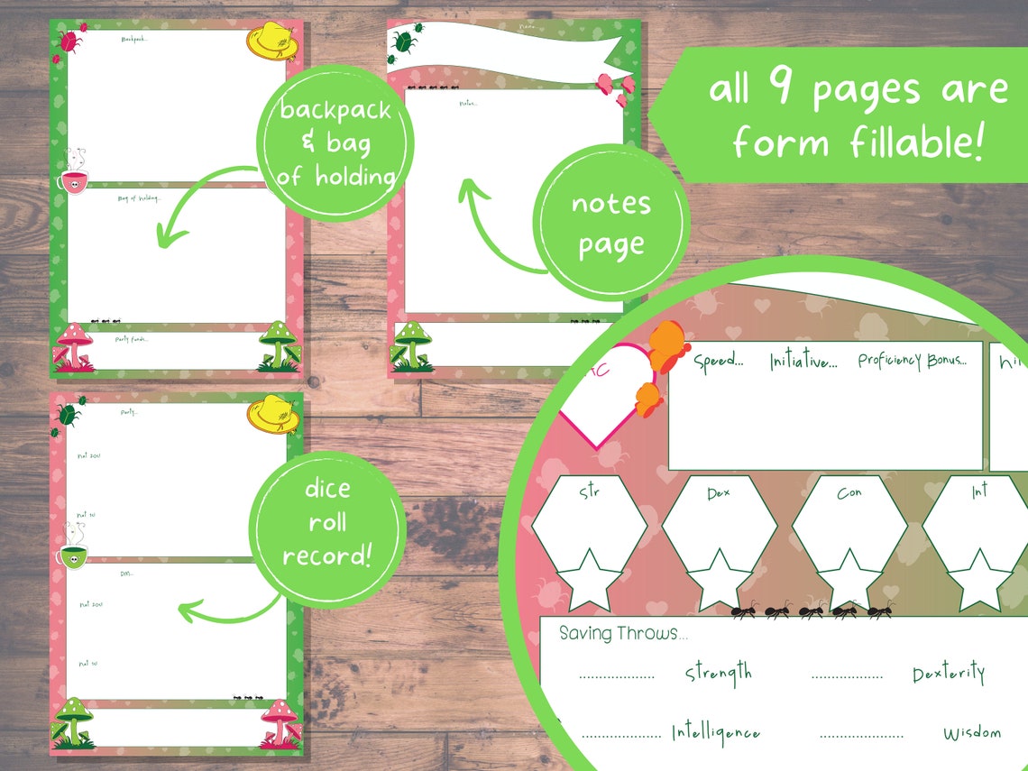 Caduceus Clay the Mighty Nein DND Character Sheets Critical - Etsy