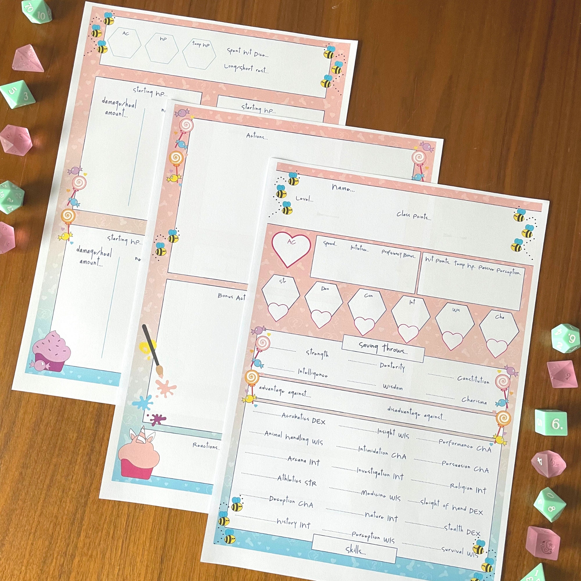 Critical Role Jester DND Character Sheet, Dungeons and Dragons 5e Pdf ...