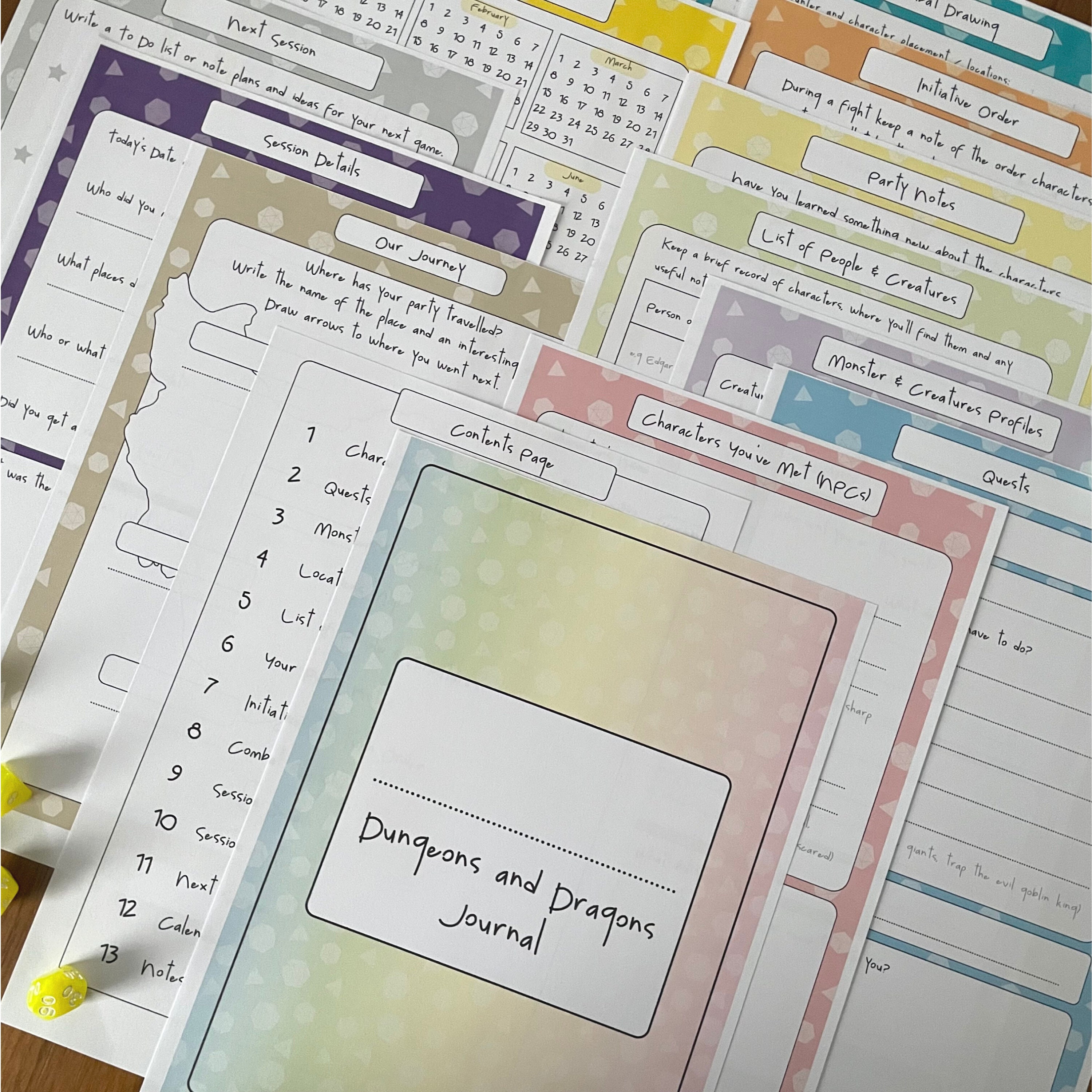 Kids DND Journal, Simple & Guided Child Friendly Dungeons and Dragons ...
