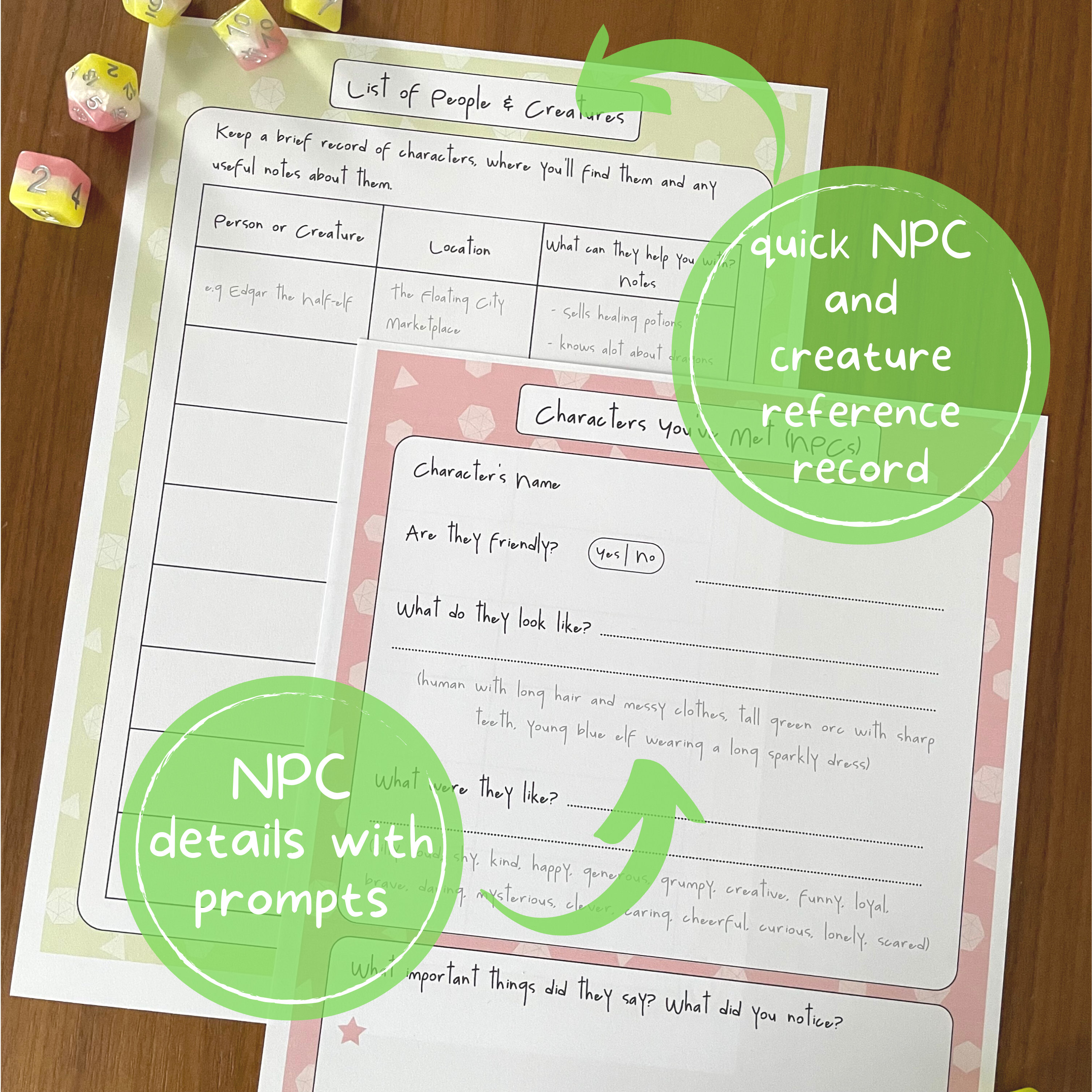 Kids DND Journal, Simple & Guided Child Friendly Dungeons and Dragons ...