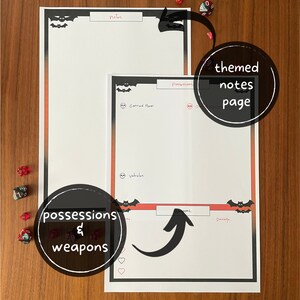V5 Vampire the Masquerade Character Sheets Form Fillable | Vtm V5 ...