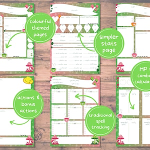 Caduceus Clay the Mighty Nein DND Character Sheets, Critical Role ...