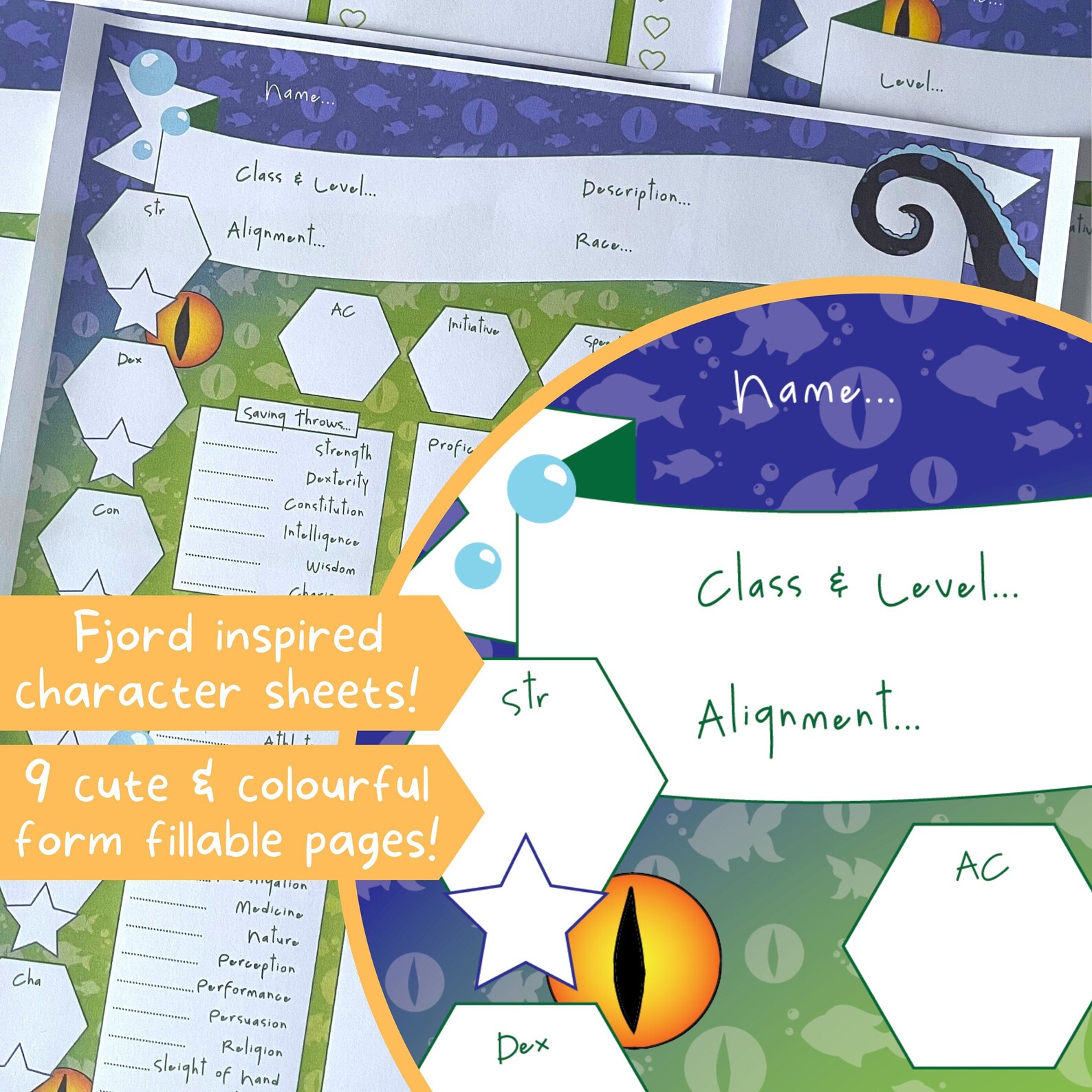 Critical Role DND 5e Character Sheets Dungeons and (Download Now) - Etsy