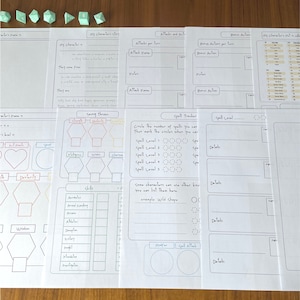 Kids DND Character Kit, Child and DND Beginner Friendly Character ...