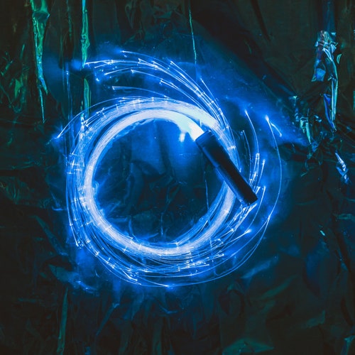 Glofx Cosmic Cable PROGRAMMABLE LED Fiber Optic Whip 6 Ft - Etsy