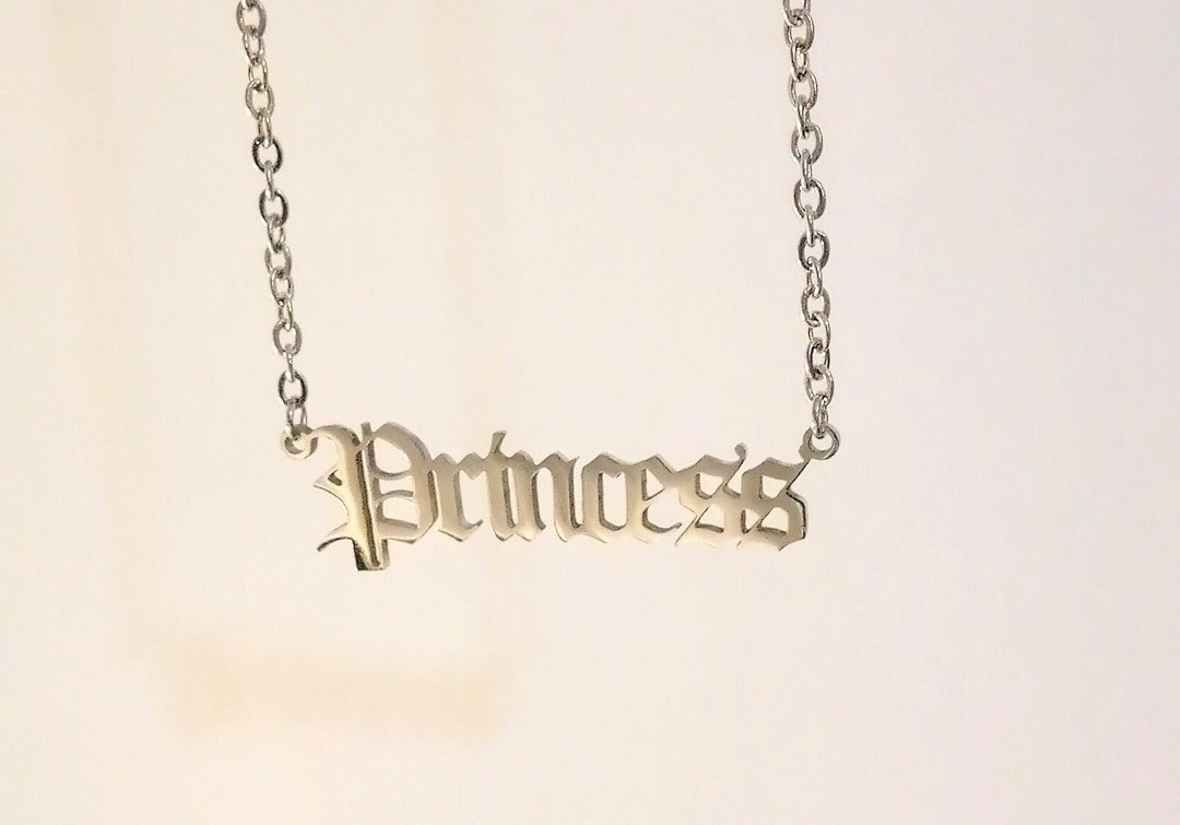 Stainless Steel "princess Necklace" | Silver Necklace | Stainless Steel ...