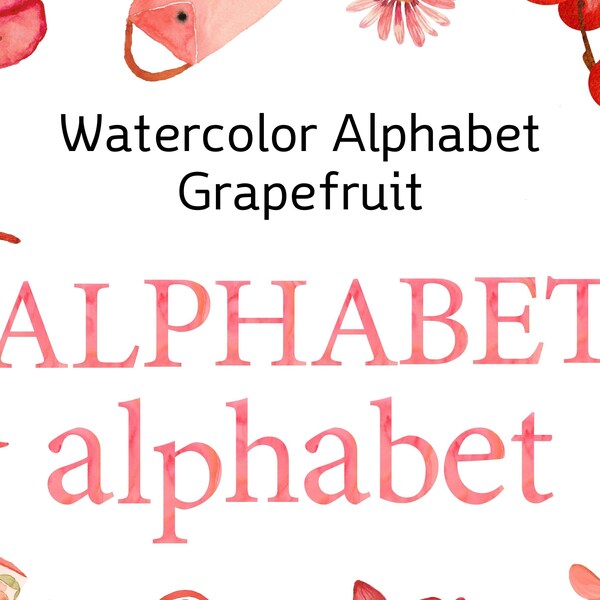 Galaxy Watercolor Alphabet Clip Art, Watercolor Letters, Digital ...