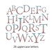Galaxy Watercolor Alphabet Clip Art, Watercolor Letters, Digital ...