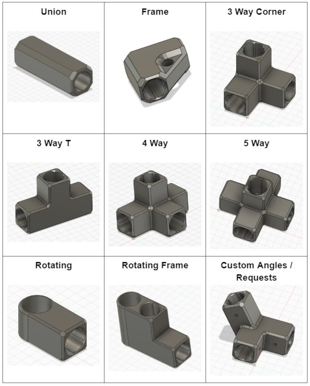 3/8 Inch Round Wooden Dowel Rod Connectors - Etsy