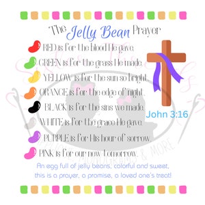 Jelly Bean Prayer - Etsy