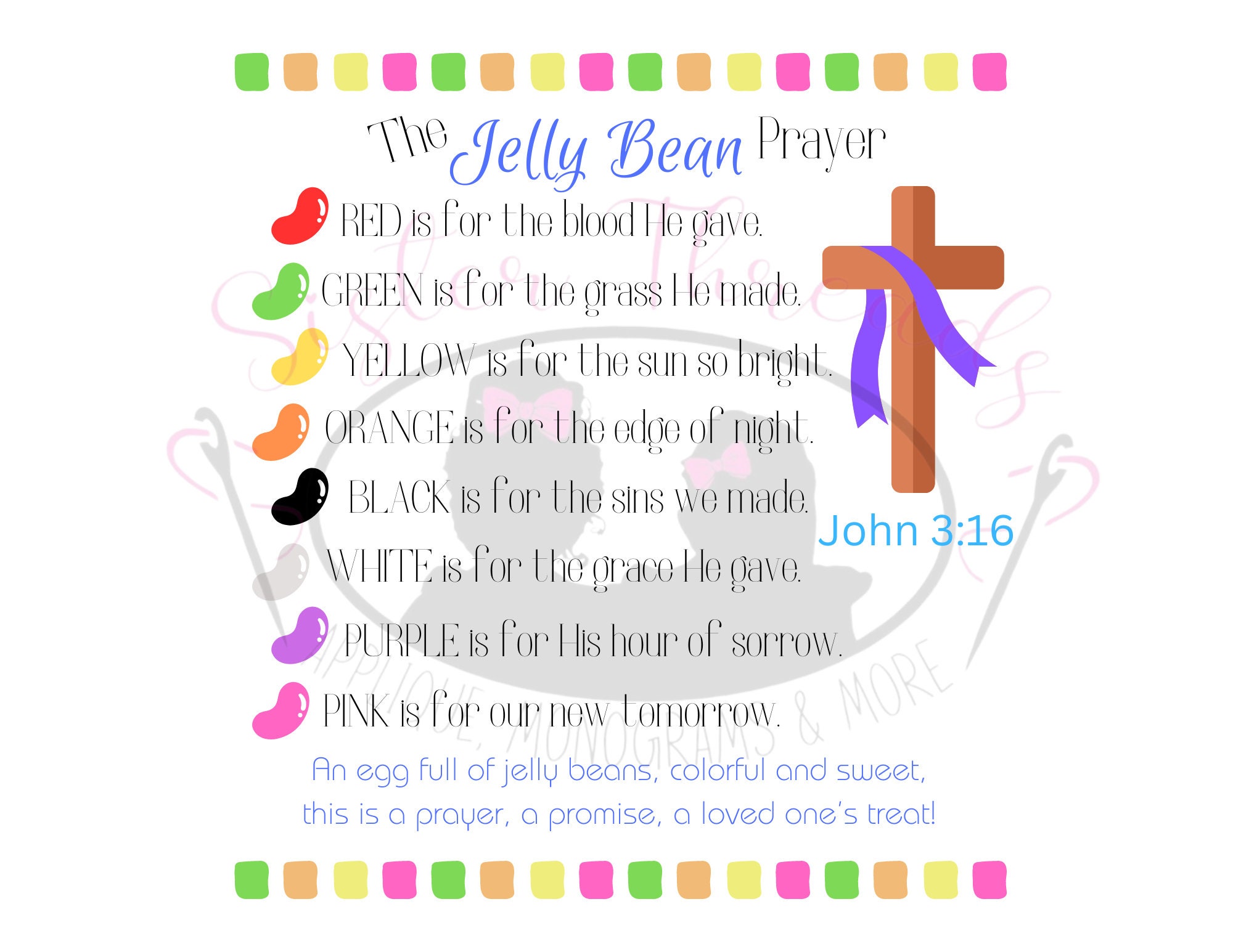 Jelly Bean Prayer - Etsy