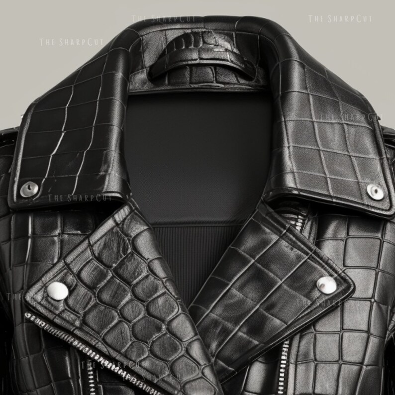 BLACK CROCODILE Leather Women Jacket Motorcycle Ladies Leather Jacket ...