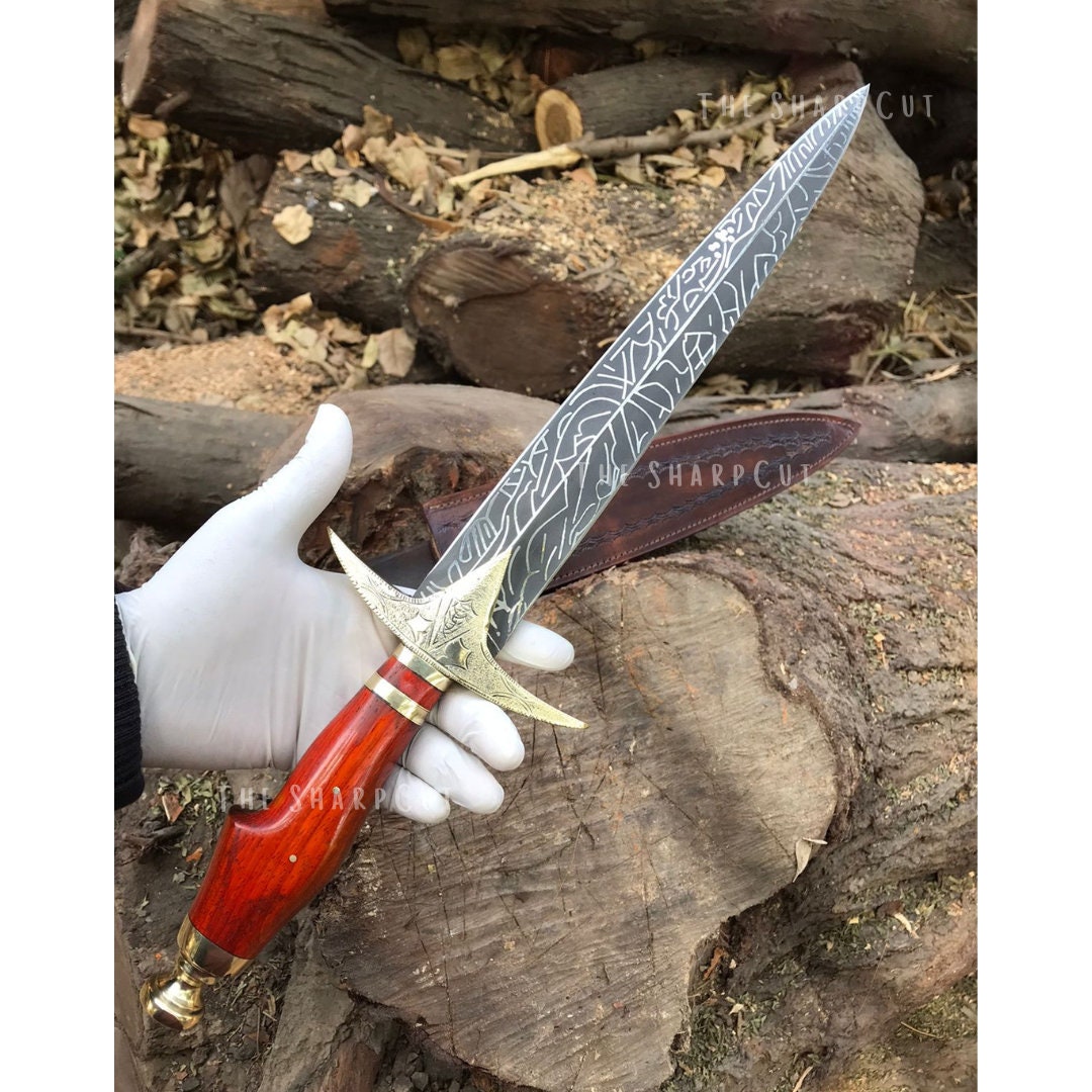 Handmade Steel Dagger With Beautiful Wood Handle ,AI Dagger,dagger for ...