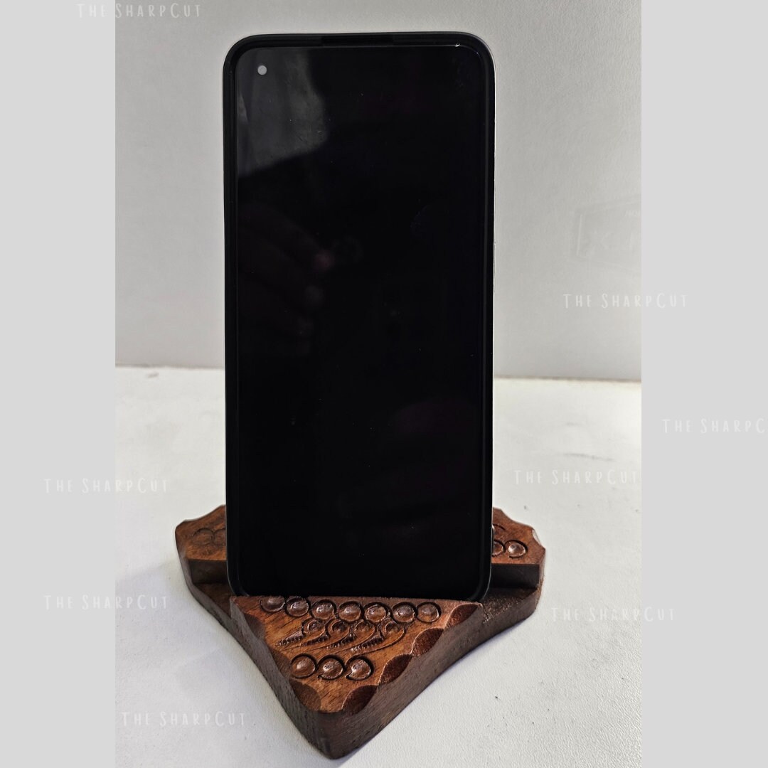 Handengraved Phone Stand, Wood Phone Stand, Engraved Phone Stand, Phone ...